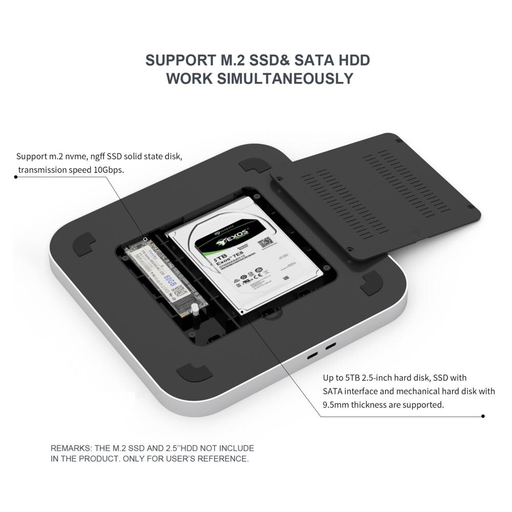 HDD Docking Station Hub Thunderbolt Pro Motrix® 2xUSB 3.0 Type-A, 1xUSB ...