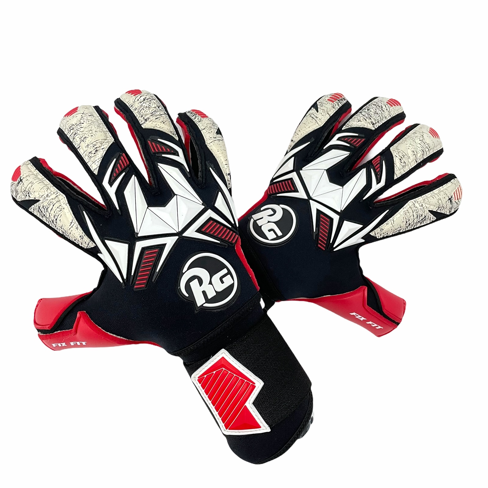 Manusi de portar RG Tuanis, negru-rosu, 8 - eMAG.ro