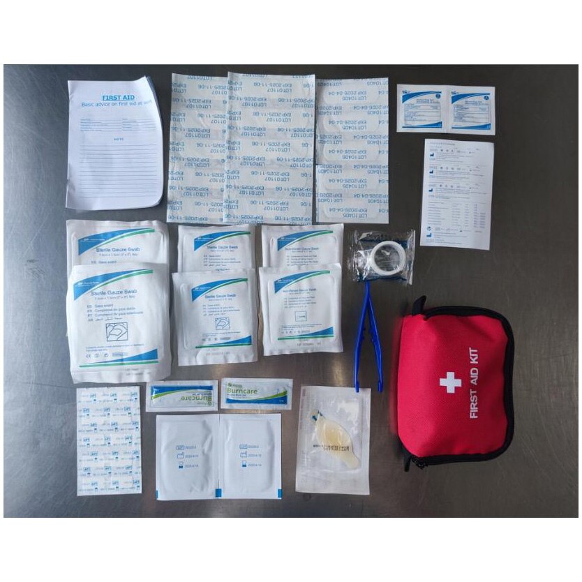 Kit prim ajutor pentru camping/hiking, 12 piese - eMAG.ro