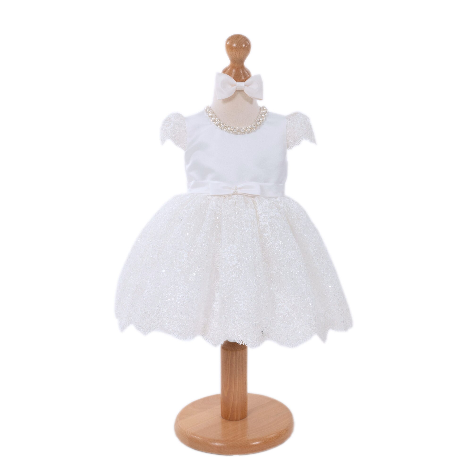 Set botez Cataleya Alb fetite 0-3 luni 14 piese - eMAG.ro