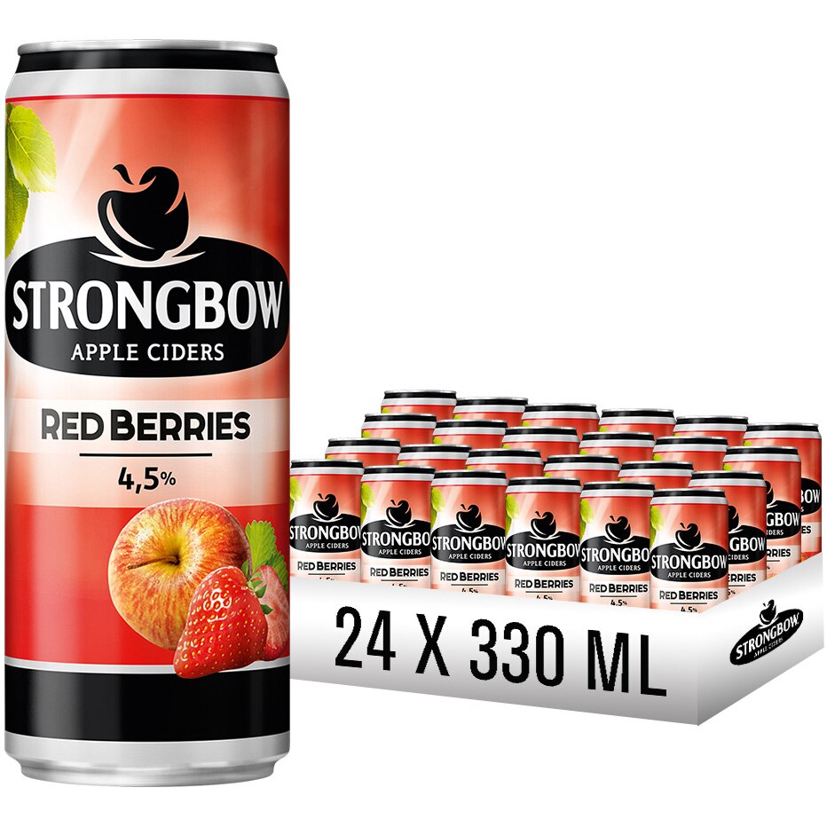 Cidru Strongbow Redberries, Doza, 24 x 0.33l - eMAG.ro