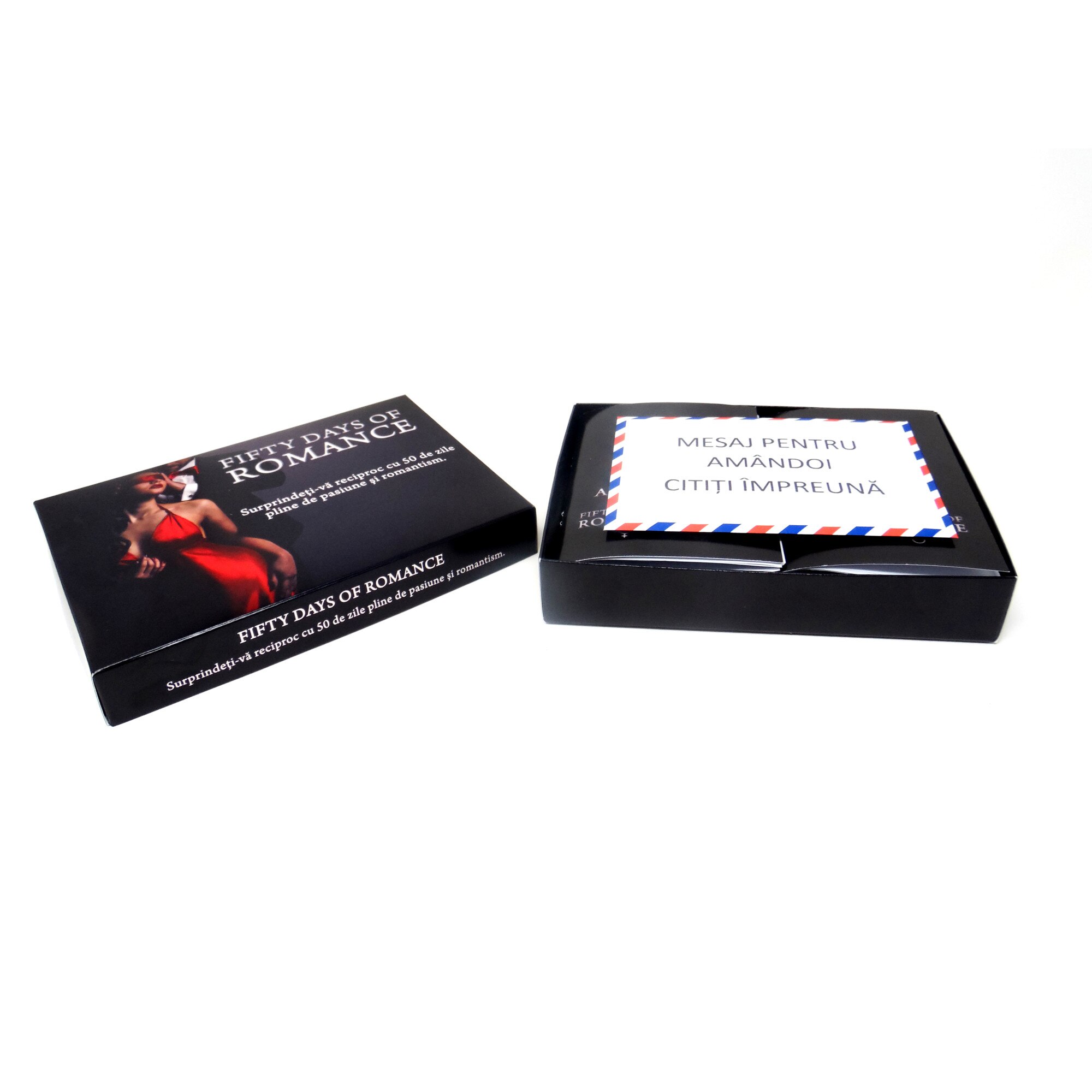 Joc pentru cuplu - "50 days of Romance", provocari romantice, limba ...