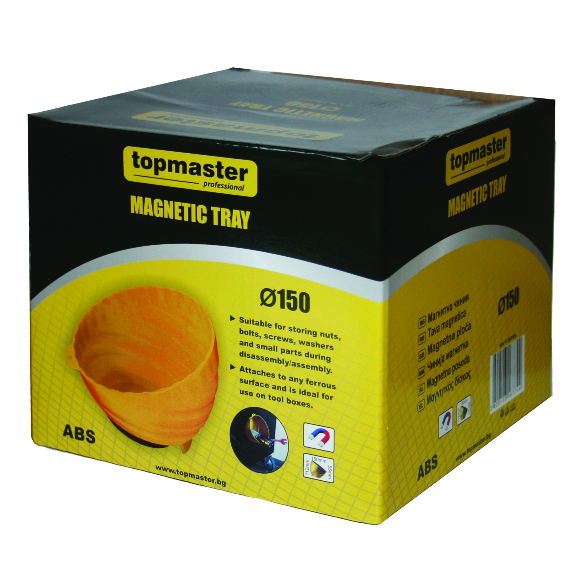 Магнитна купа за части, ABS пластмаса, Topmaster - eMAG.bg