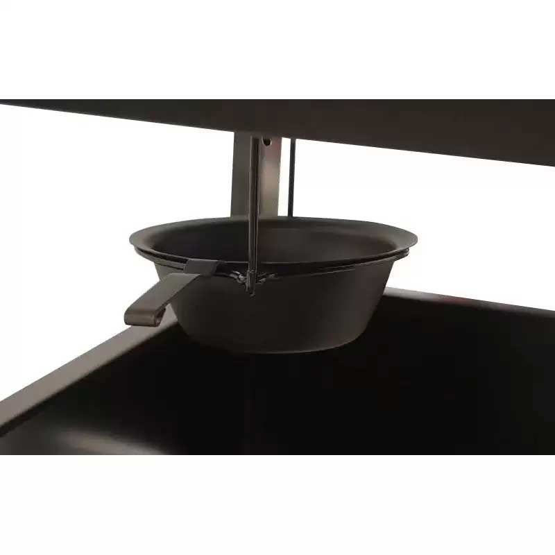 Gratar pe gaz cu 5+1 arzatoare, gratar din fonta, sistem PTS, Grill ...
