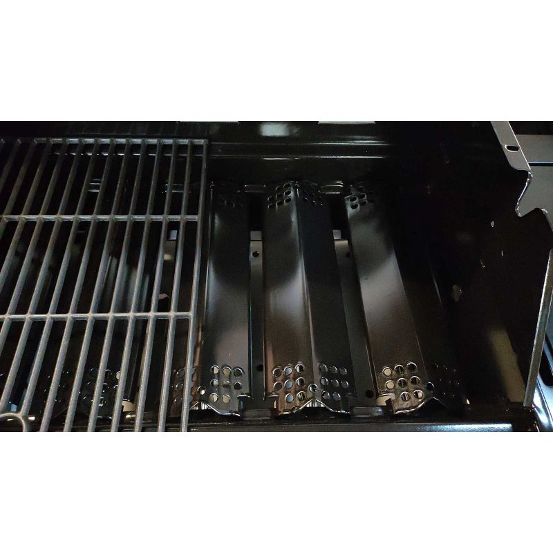Gratar pe gaz cu 5+1 arzatoare, gratar din fonta, sistem PTS, Grill ...