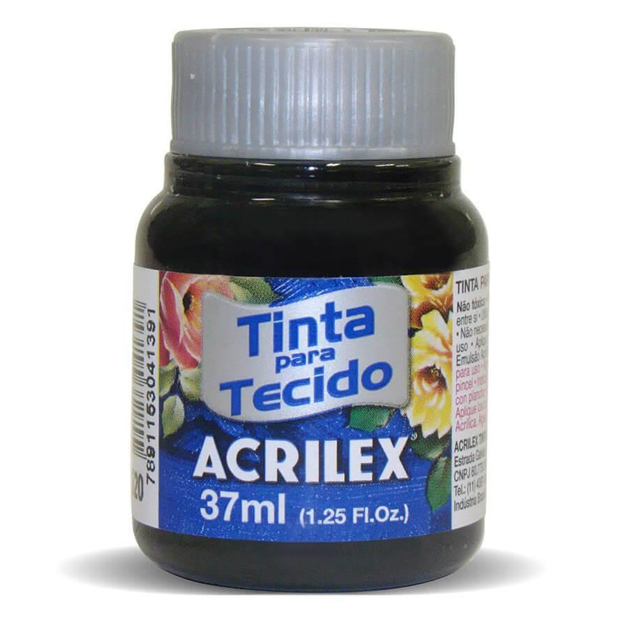 Vopsea textile Acrilex, 37ml, Negru - eMAG.ro