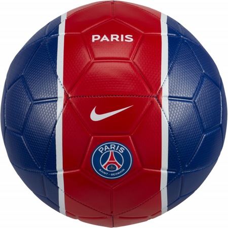 Minge fotbal Nike PSG Strike, albastru/rosu, 5 - eMAG.ro
