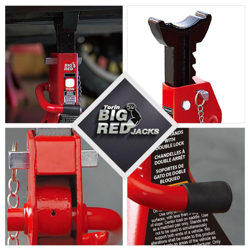 Suporti auto tip capra 6 T Set 2 bucati BIG RED - eMAG.ro