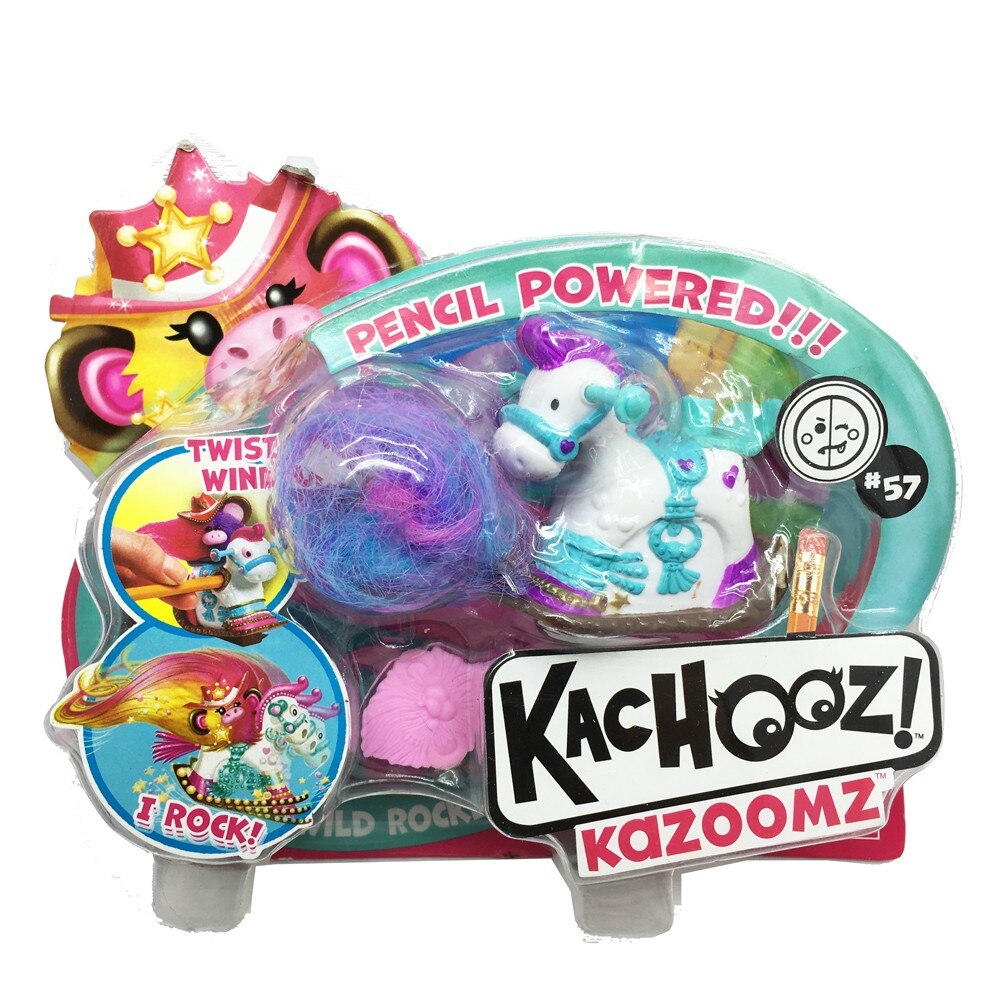 Фигурка Kachooz Навиващи се и клатещи се Понита и Рошковци, Лилаво ...