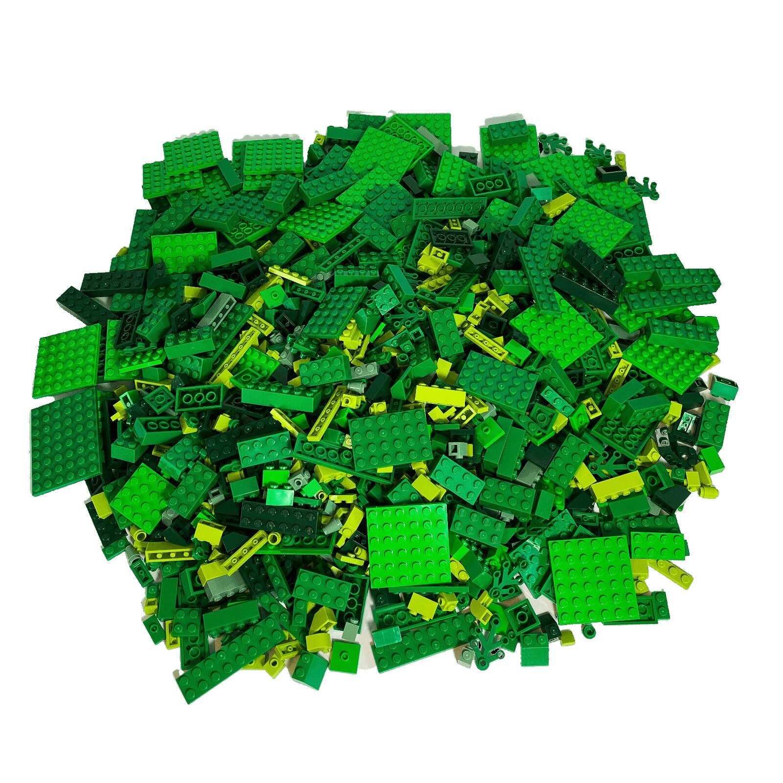 Set 100 caramizi LEGO, Diverse marimi, Verde - eMAG.ro