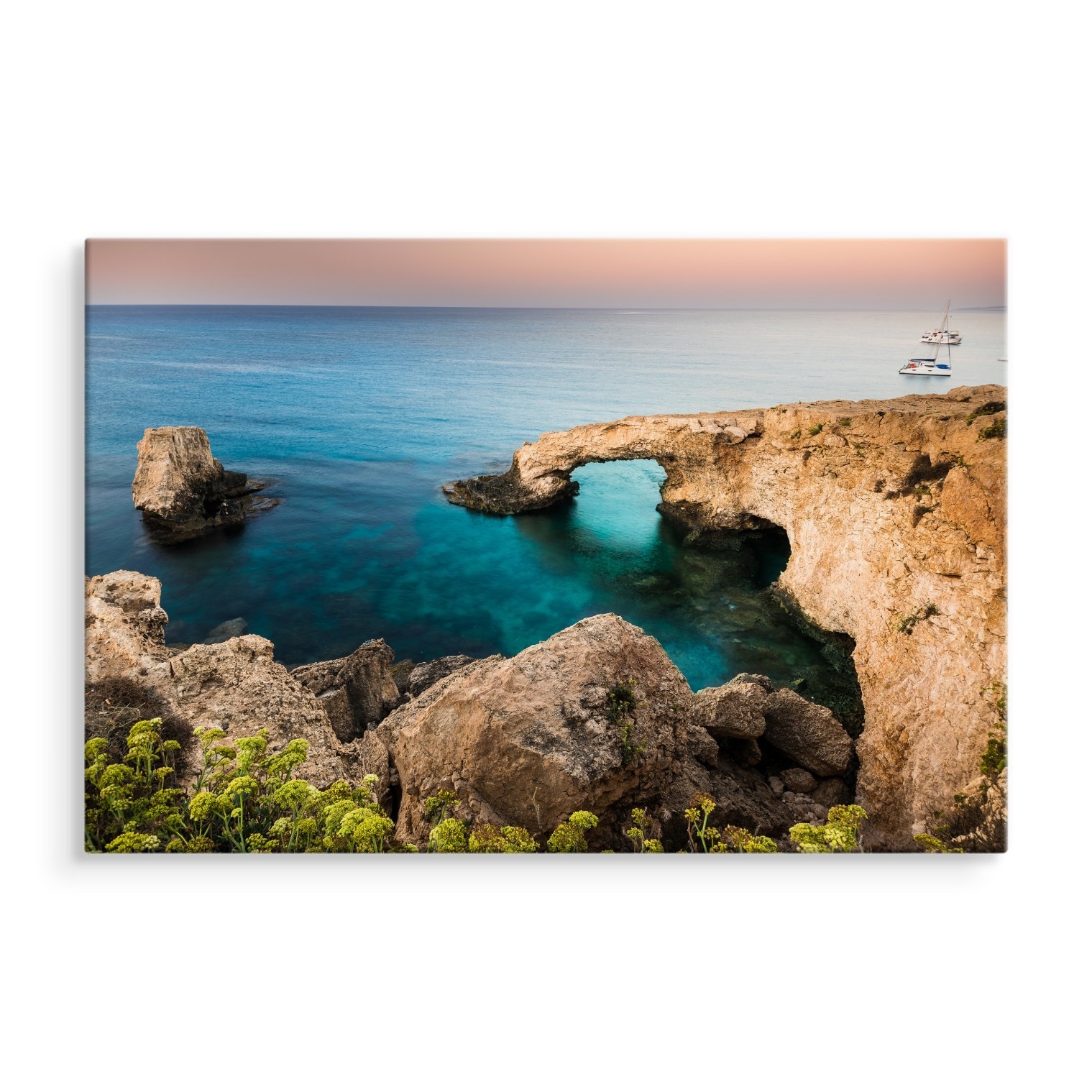 Tablou pentru sufragerie stanci la mare orizont 100cm x 70cm Natura ...