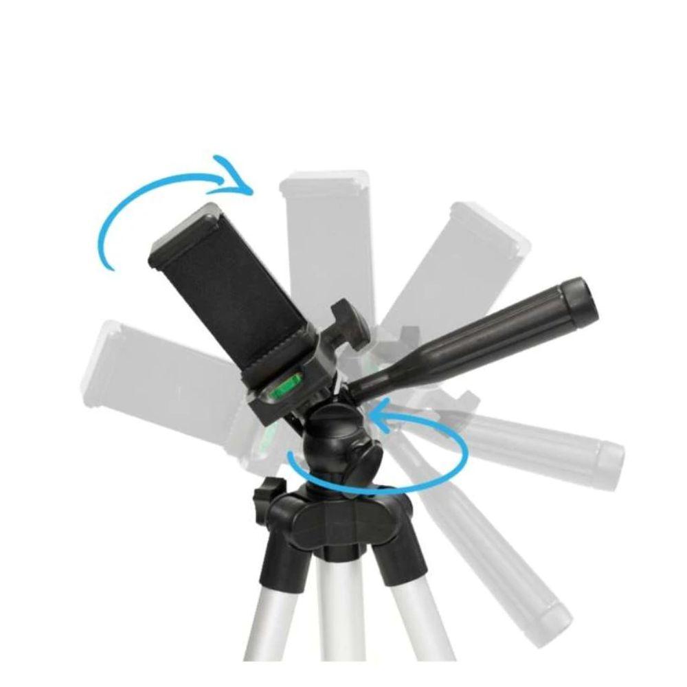 Trepied, cu suport reglabil pentru telefon, cu telecomanda, bluetooth ...