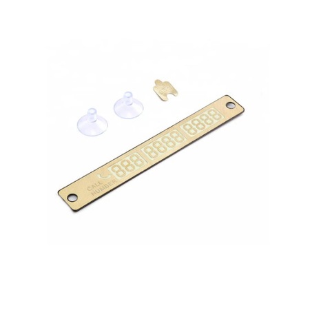 Placa numar telefon fosforescent parcare temporara pentru parbriz ...