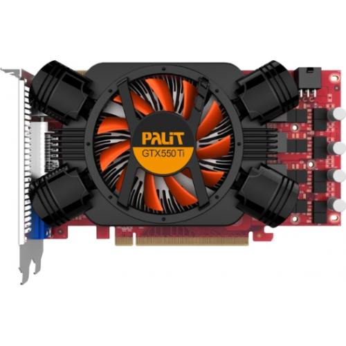 Placa video Palit Daytona nVidia GeForce GTX550 TI Sonic, 1024MB, GDDR5, 192bit, DVI, HDMI, SLI ...