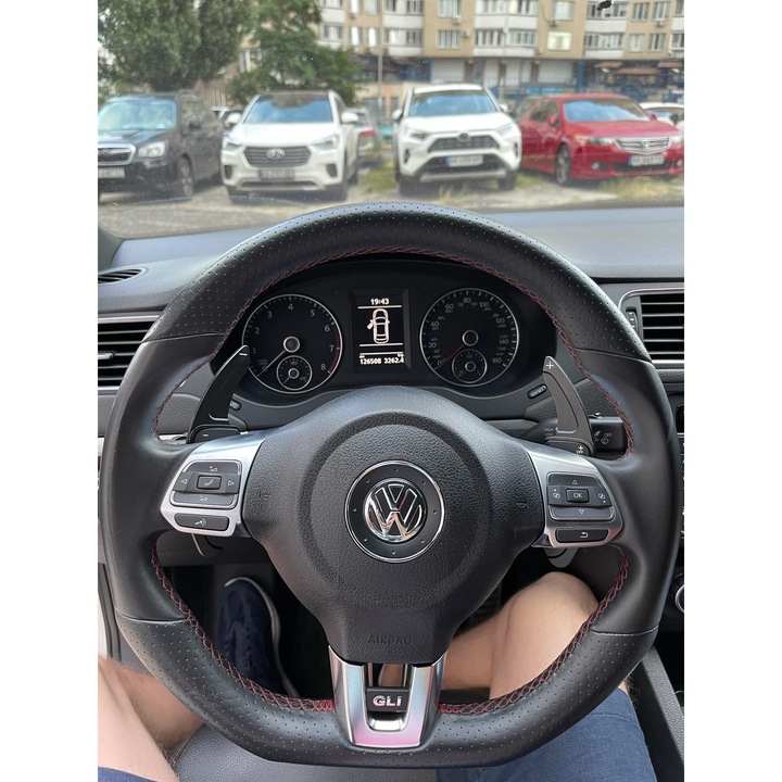 Set 2 padele volan pentru VW, Shift Paddle negru, VW Tiguan Golf 6 MK5 ...