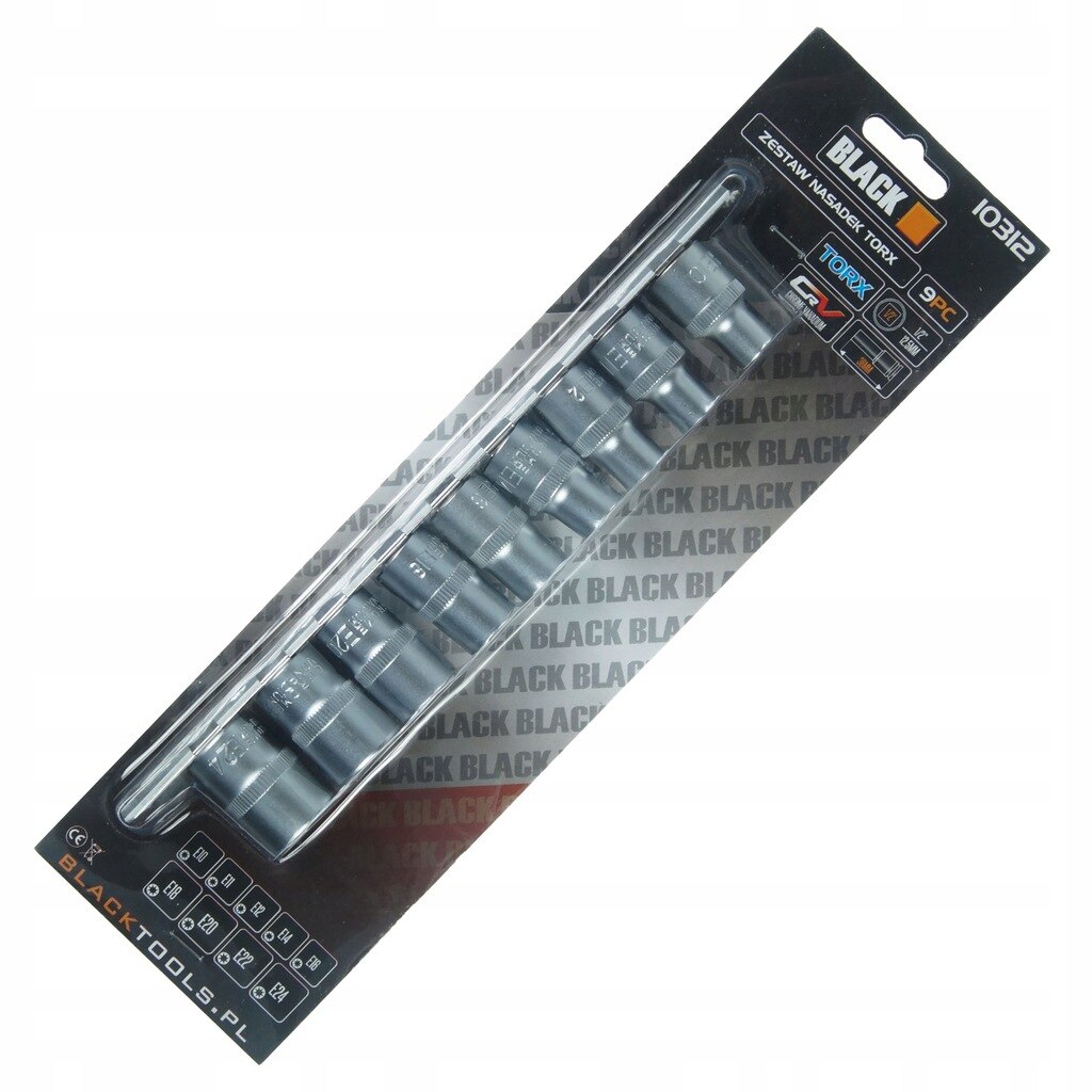 Set de 9 bucati tubulara Torx BlackTools csm1096 - eMAG.ro
