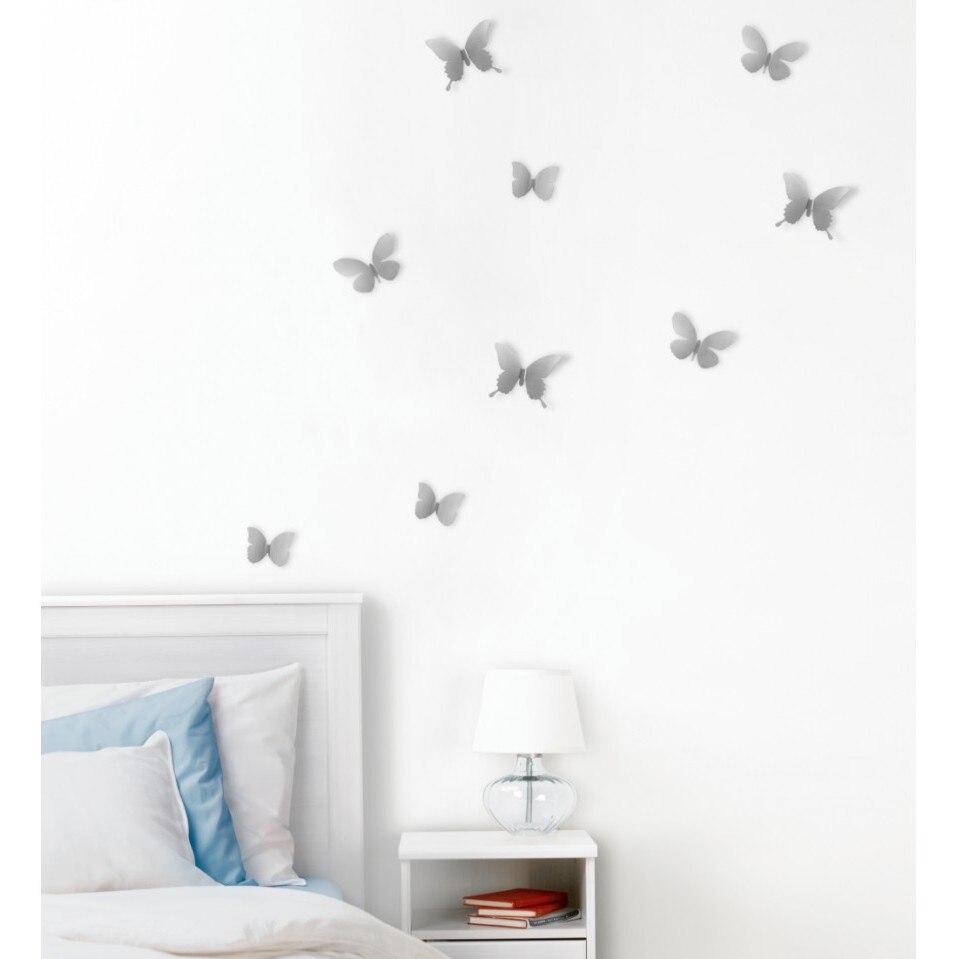 Fluturi decor metalici 3D Mariposa - eMAG.ro