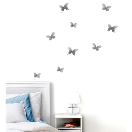 Fluturi decor metalici 3D Mariposa - eMAG.ro