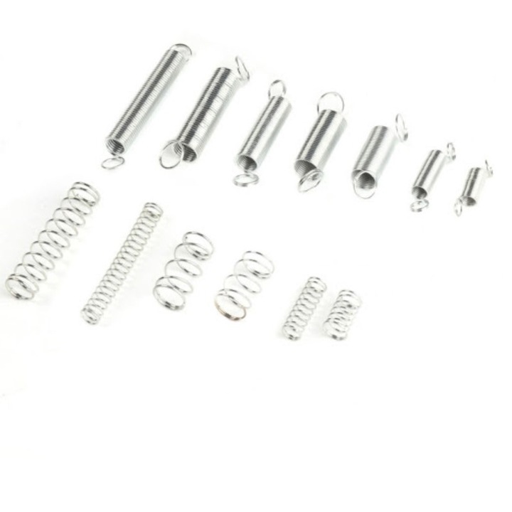 Set 200 arcuri, Hogert, din otel, arcuri de compresie si arcuri de ...