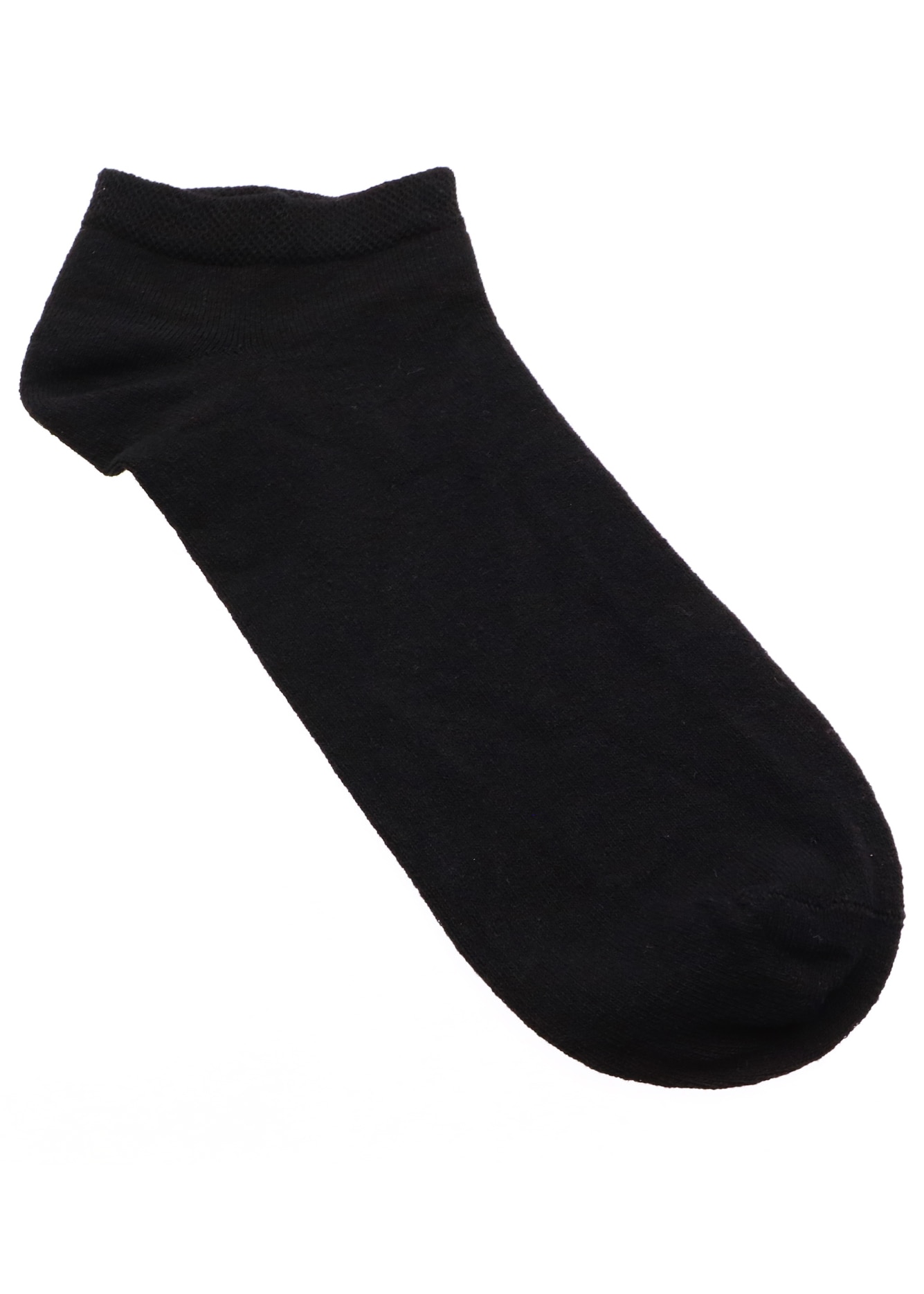 Sosete scurte pentru barbati fara cusaturi, Bumbac, Negru, 43-46 - eMAG.ro