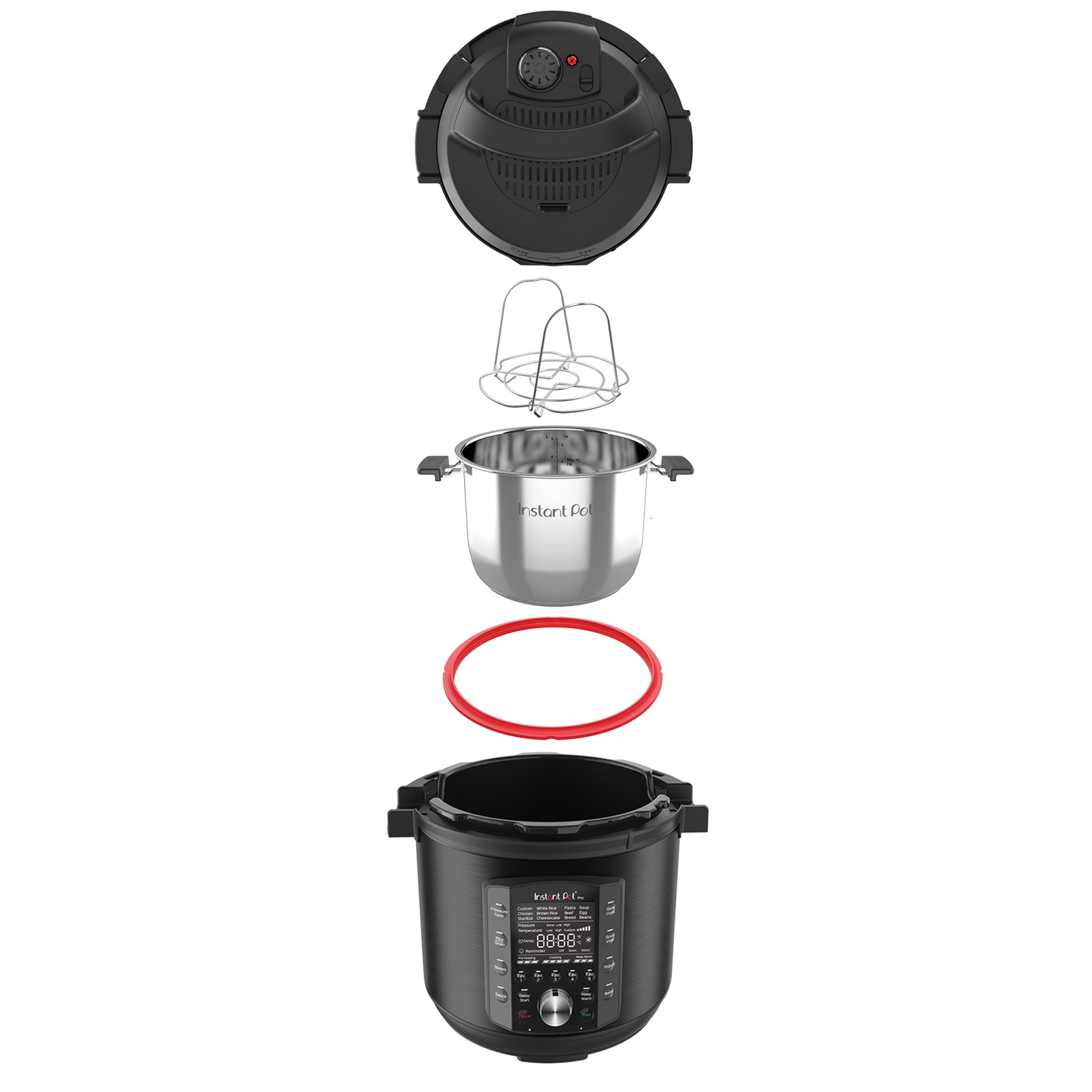 Multicooker Instant Pot Pro 6, 1200W, 9 programe, 28 presetari ...
