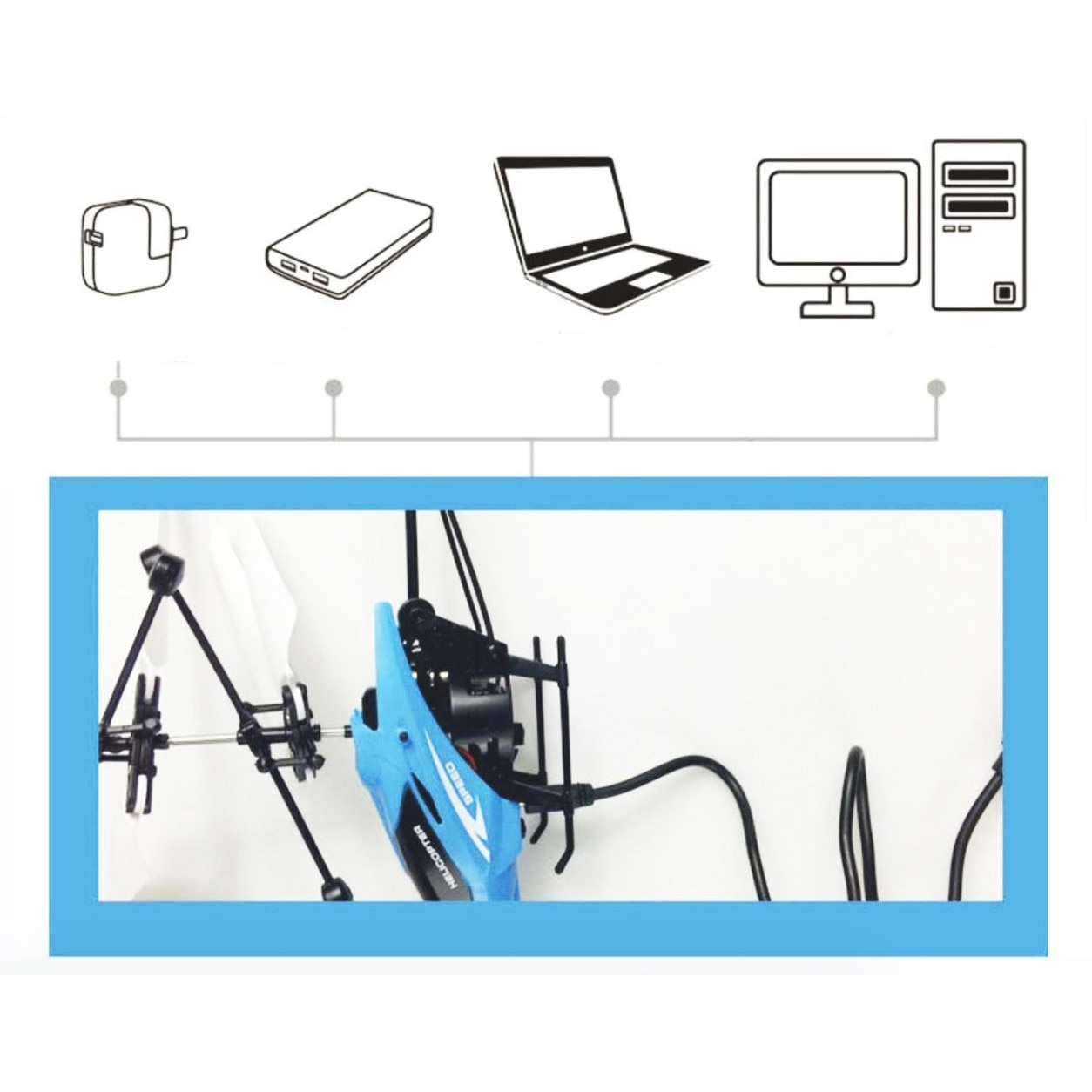 Jucarie Elicopter AKU® cu inductie, Control din Gesturi sau Telecomanda ...