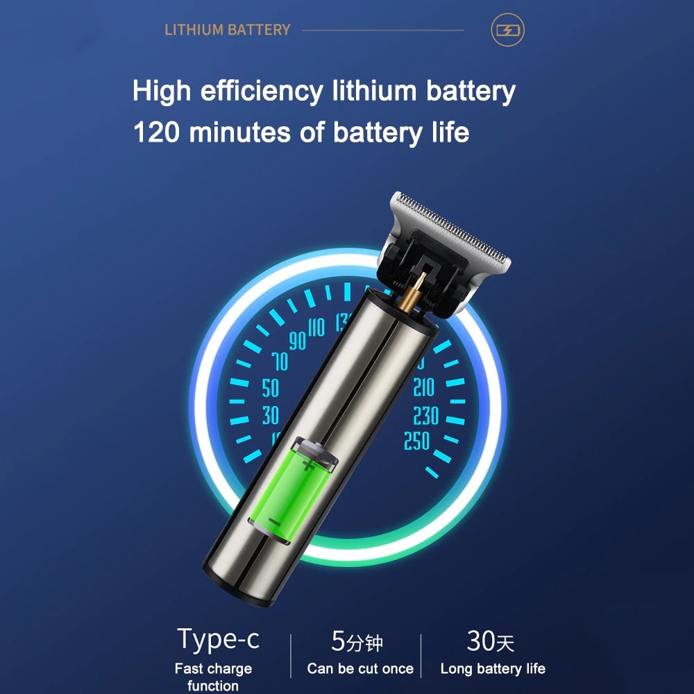 Aparat de tuns barba,contur, reincarcabil USB C ,4 accesorii, afisaj ...