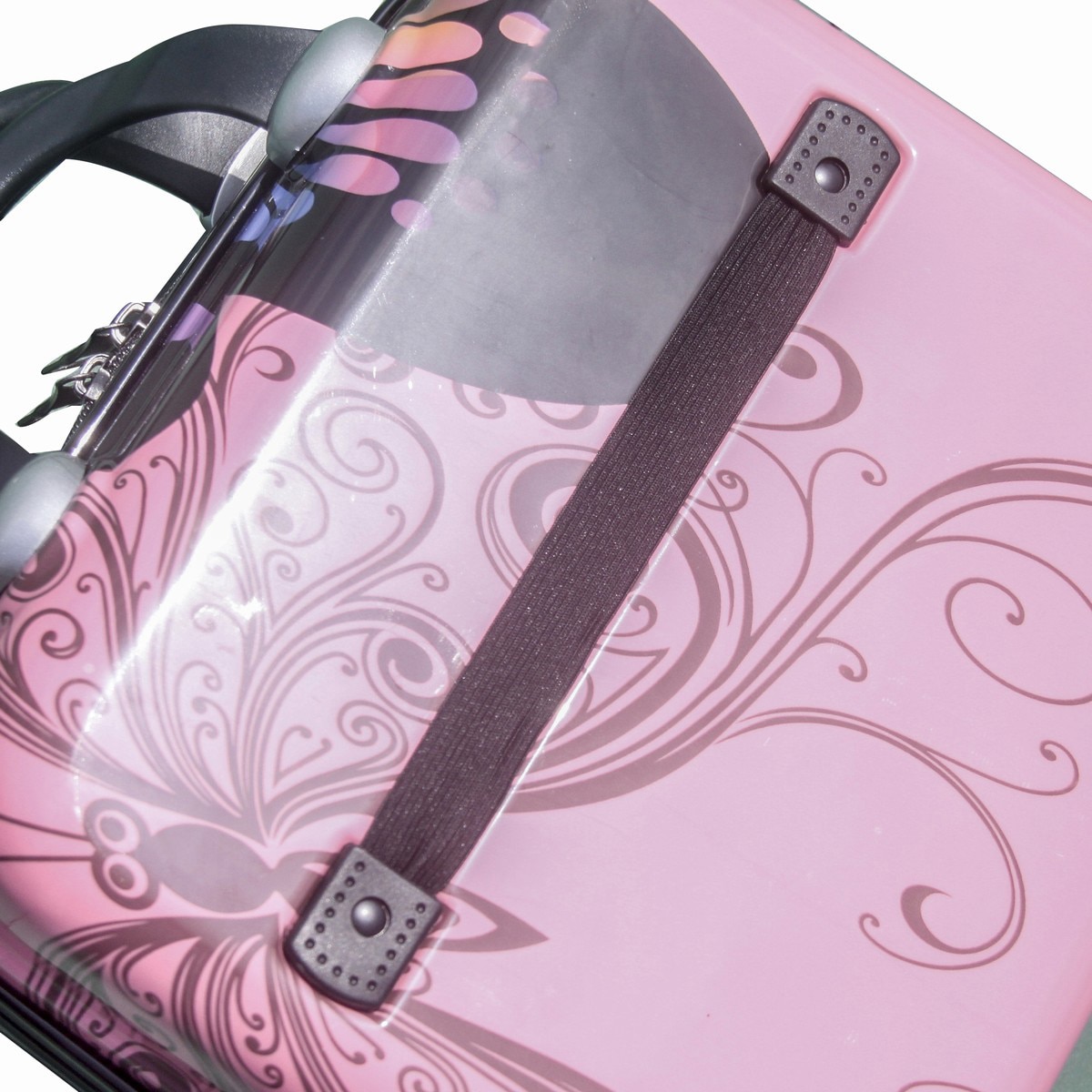 Valiza pentru Calatorie din ABS si policarbonat, 31x16x28cm, Fluturas ...