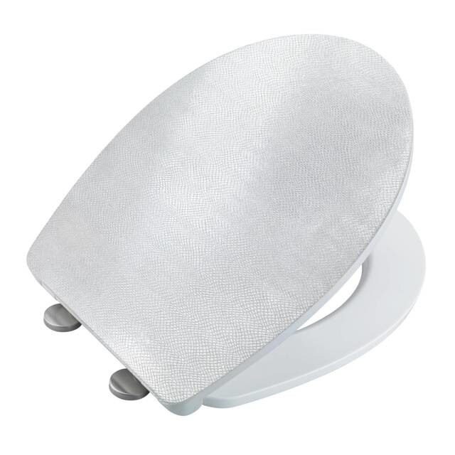 Capac WC SILVER, 45x39 cm, WENKO - eMAG.ro