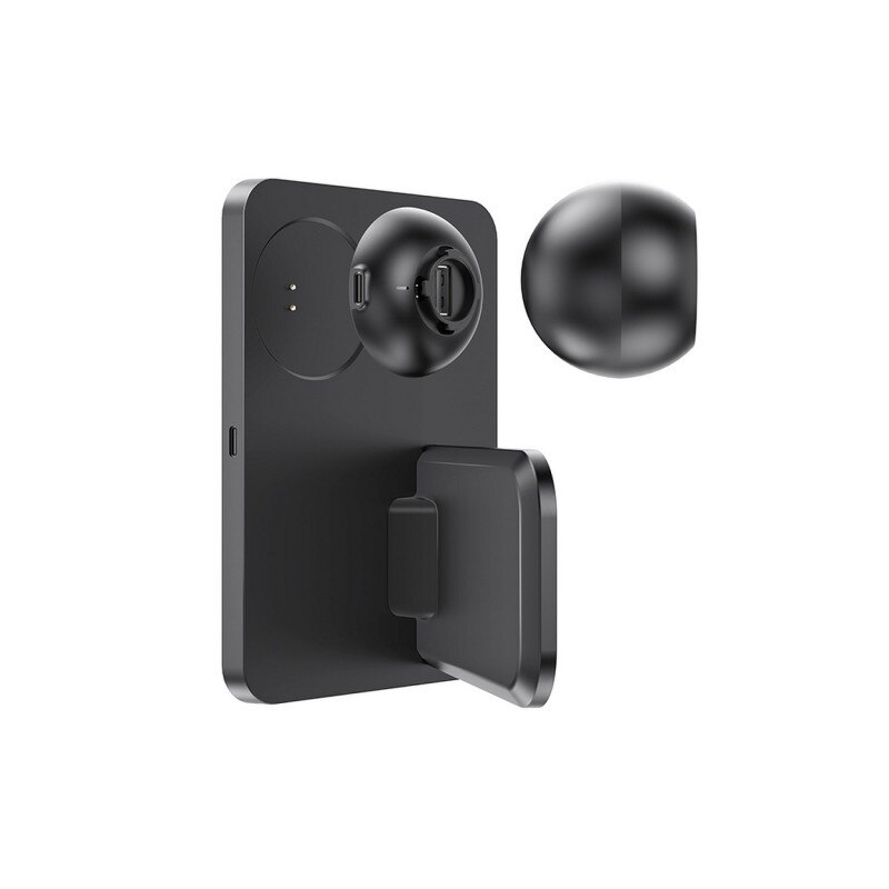 Безжично зарядно устройство Hoco 3 в 1, съвместимо с мобилни телефони ...