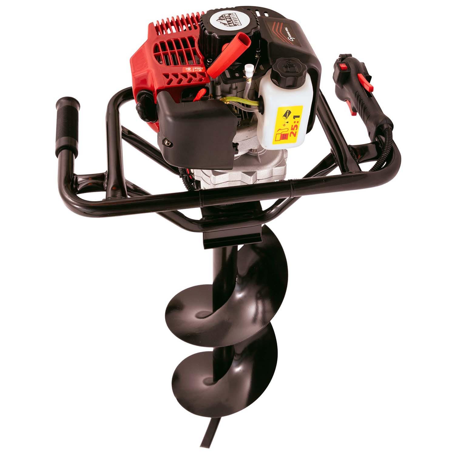 Set Motoburghiu Alpin Profi 3.5CP cu Burghiu 200mm inclus si accesorii ...