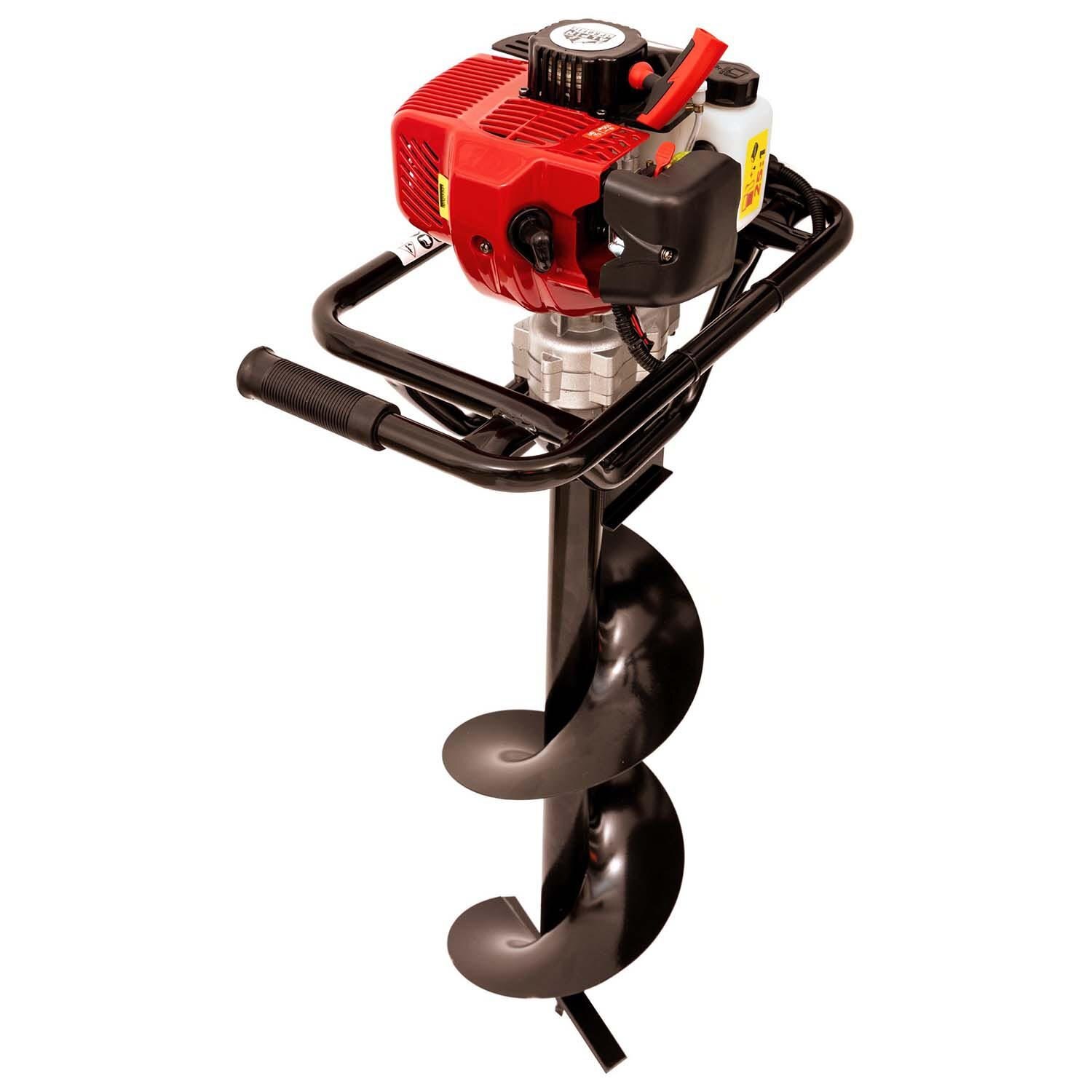 Set Motoburghiu Alpin Profi 3.5CP cu Burghiu 200mm inclus si accesorii ...