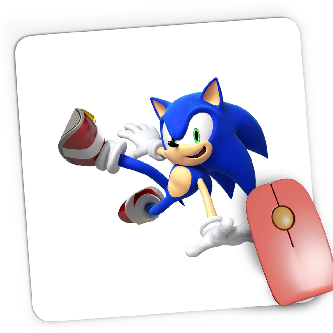 Mousepad Gaming Sonic Hedgehog Salt Energie Video Game, 21x19 cm - eMAG.ro