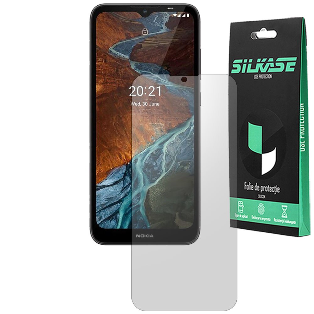 Folie mata SILKASE pentru Nokia C10, protectie ecran, silicon ...
