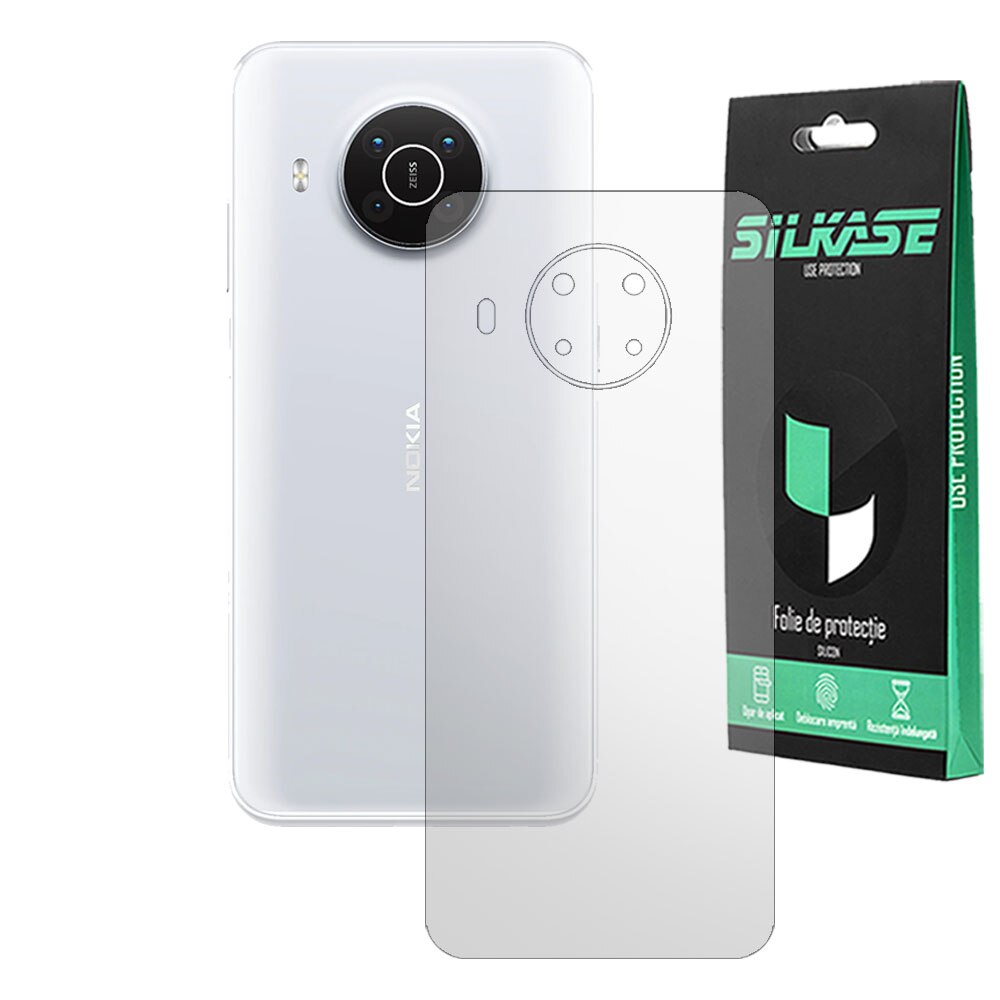 Folie spate mata SILKASE pentru Nokia X100, protectie din silicon ...