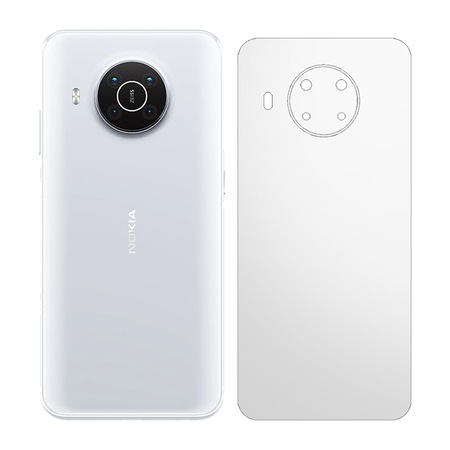 Folie spate mata SILKASE pentru Nokia X100, protectie din silicon ...