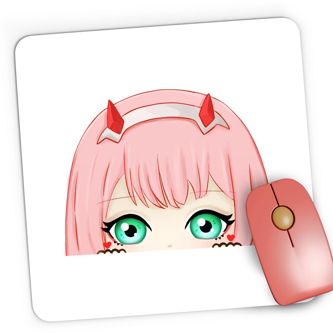Mousepad Gaming Zero Two Darling in the FranXX Chibi Anime, 21x19 cm ...