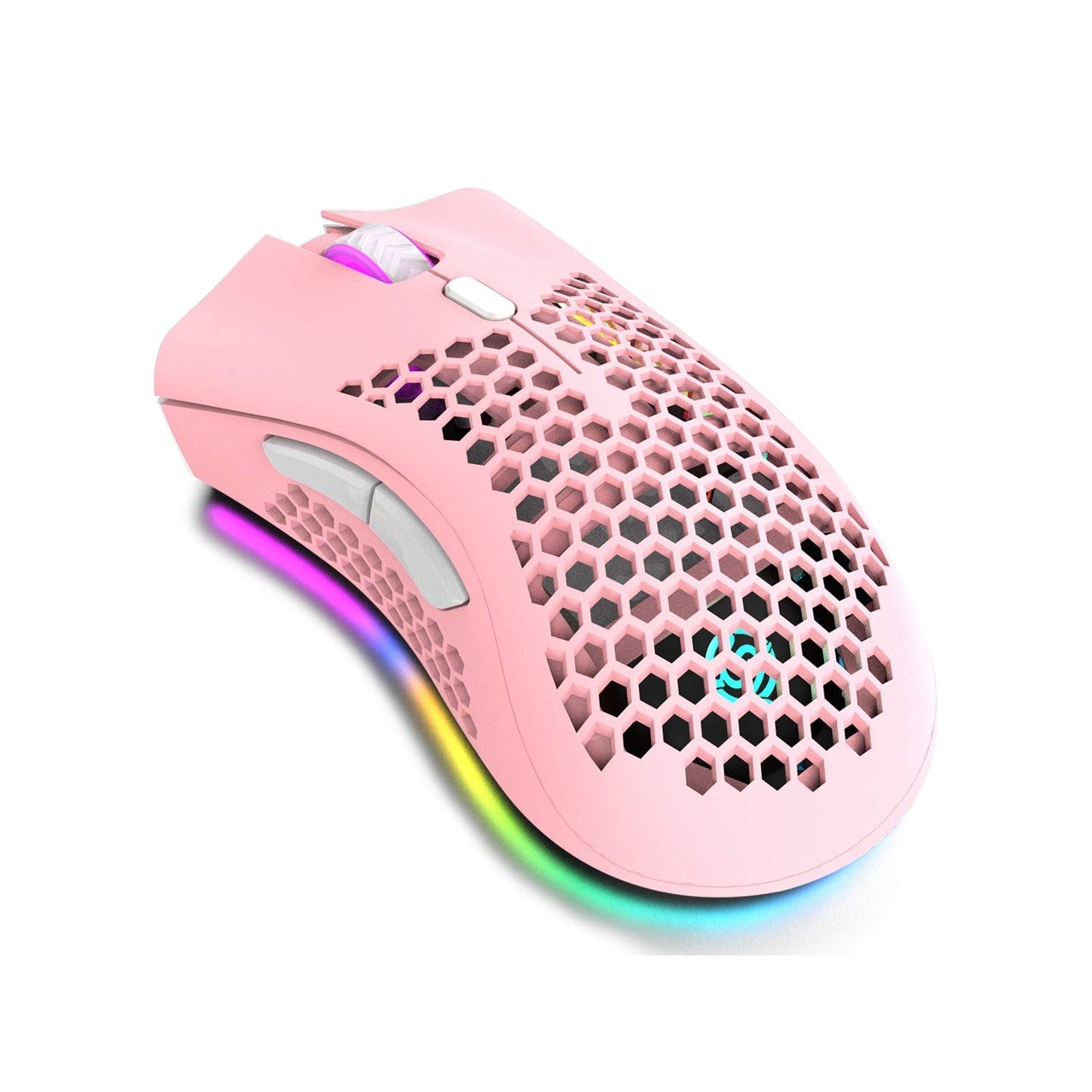 Mouse gaming, Wireless, USB, Reincarcabil, Iluminare RGB, Structura ...