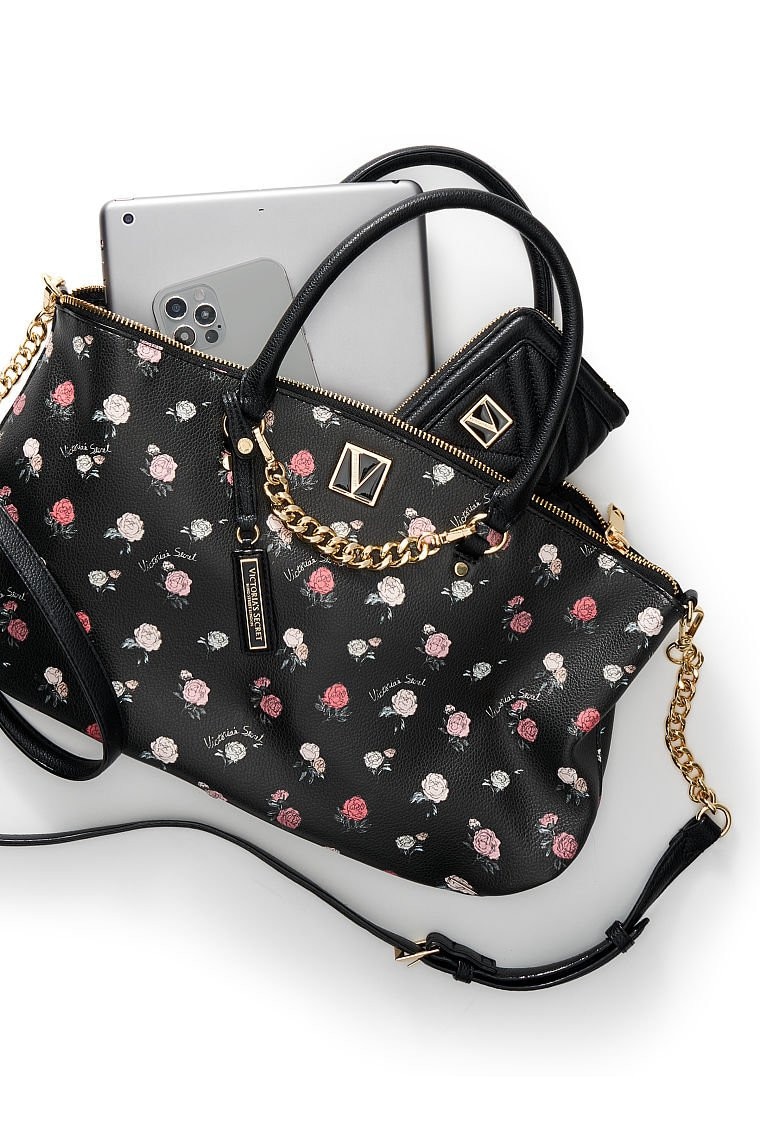 Geanta, Victoria's Secret, Slouchy Satchel, Dark Rose - eMAG.ro