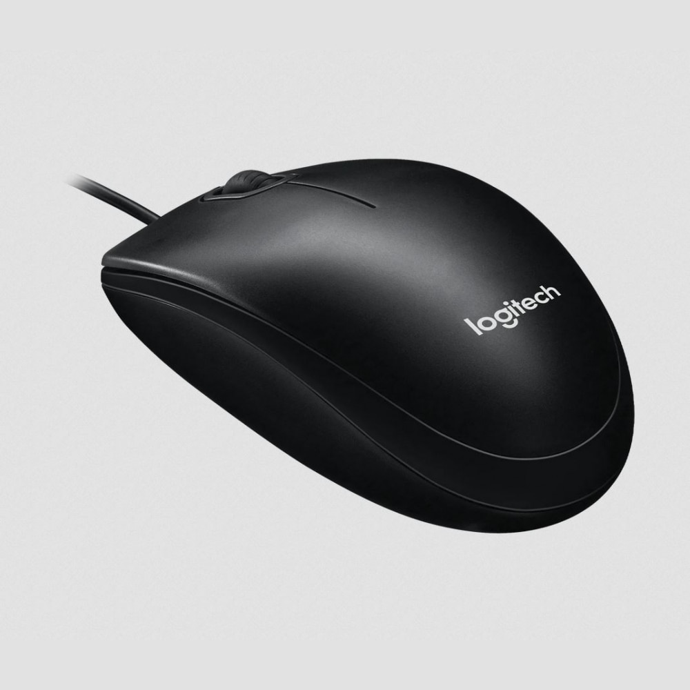 Mouse optic cu fir, LOGITECH, M100, Negru - eMAG.ro