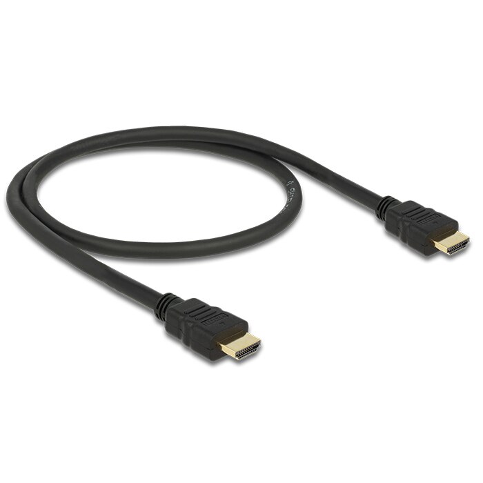 Cablu, Delock, High Speed, Ethernet, Mufa HDMI A - mufa HDMI A, 4K, 0.5 ...