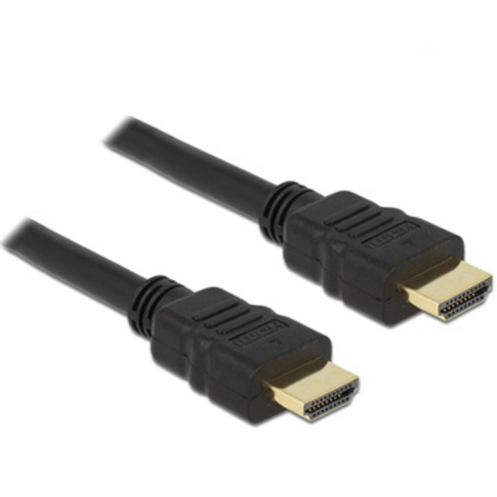 Cablu, Delock, High Speed, Ethernet, Mufa HDMI A - mufa HDMI A, 4K, 0.5 ...