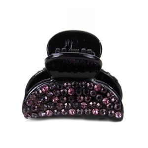 Cleste de par cu cristale colorate, 3.5x2.5 cm, Rosu - eMAG.ro