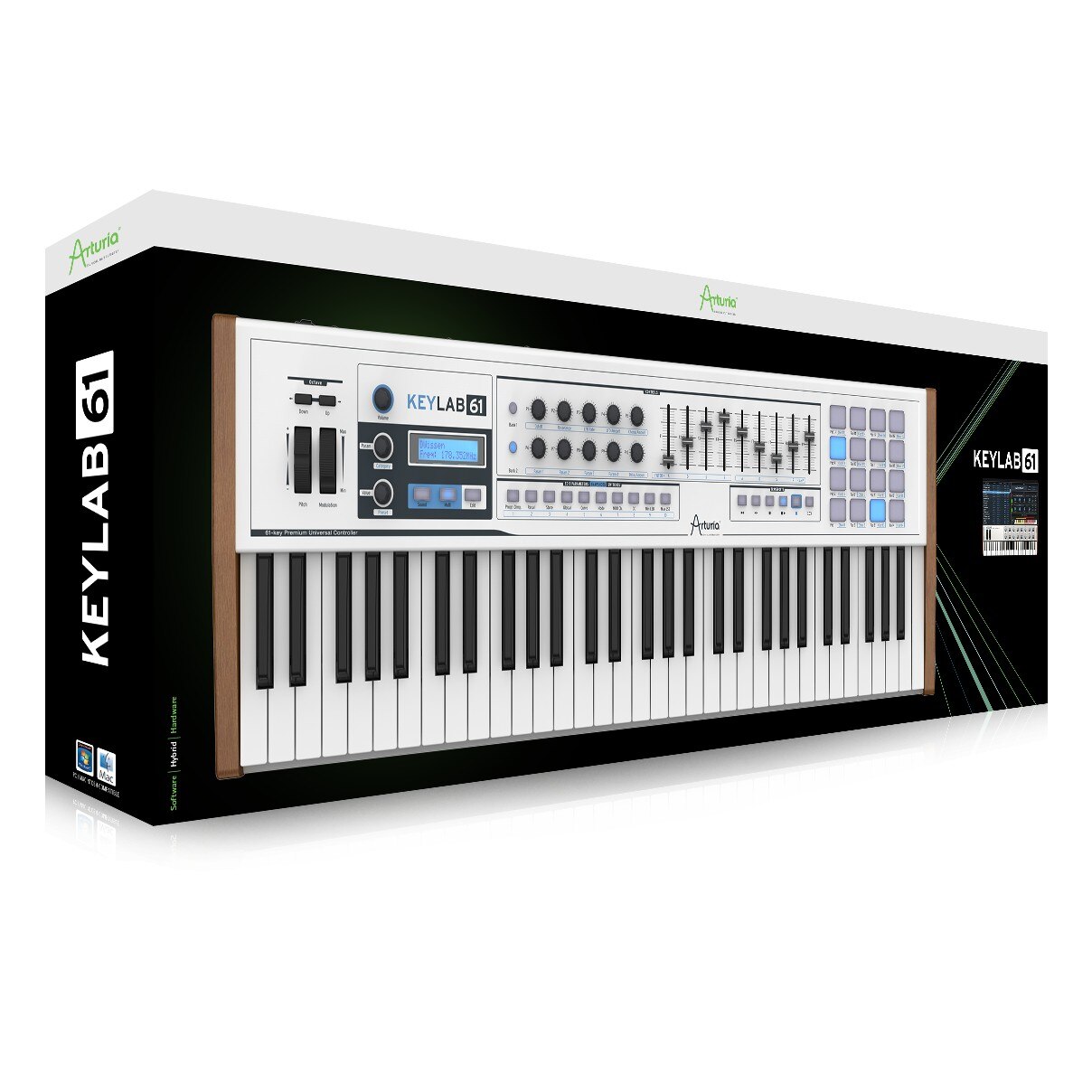MIDI controller Profesional ARTURIA KEYLAB 61 - eMAG.ro