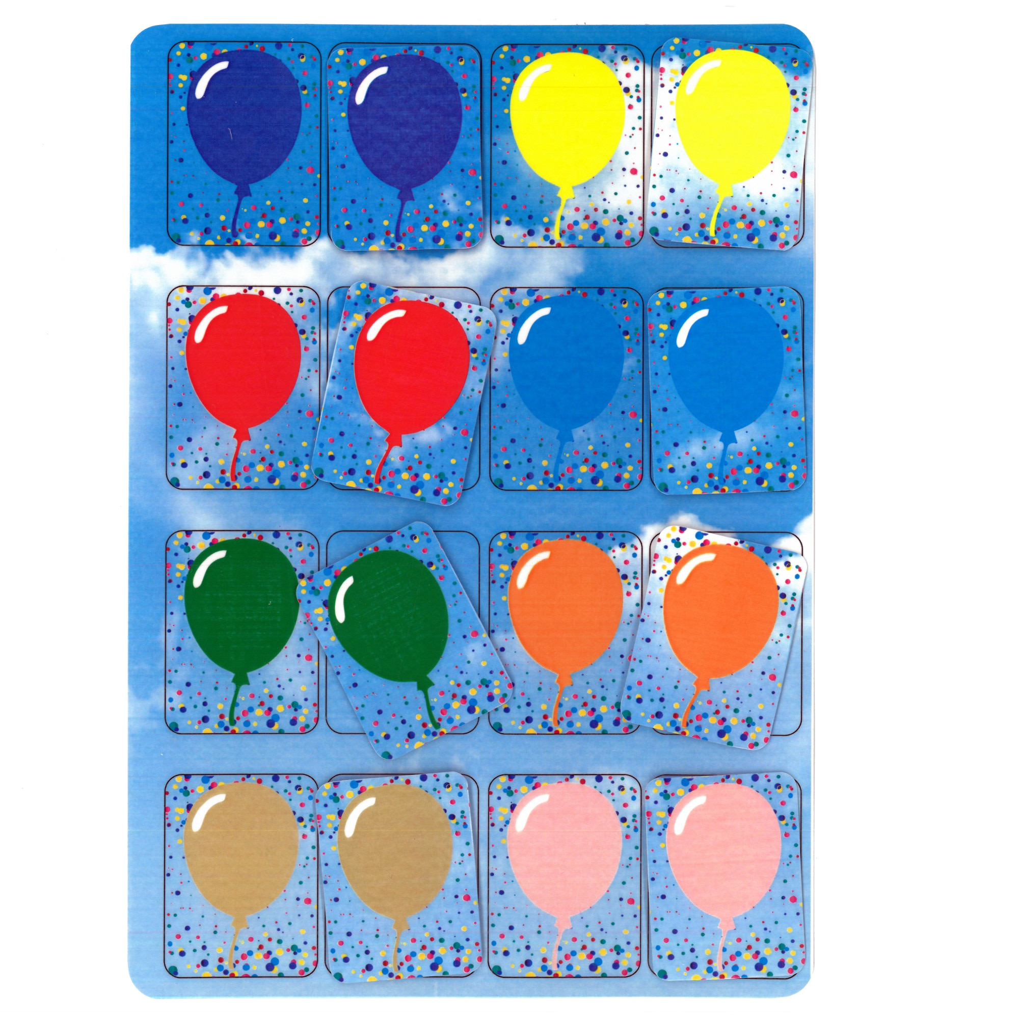 Plansa educativa - Baloane colorate - eMAG.ro