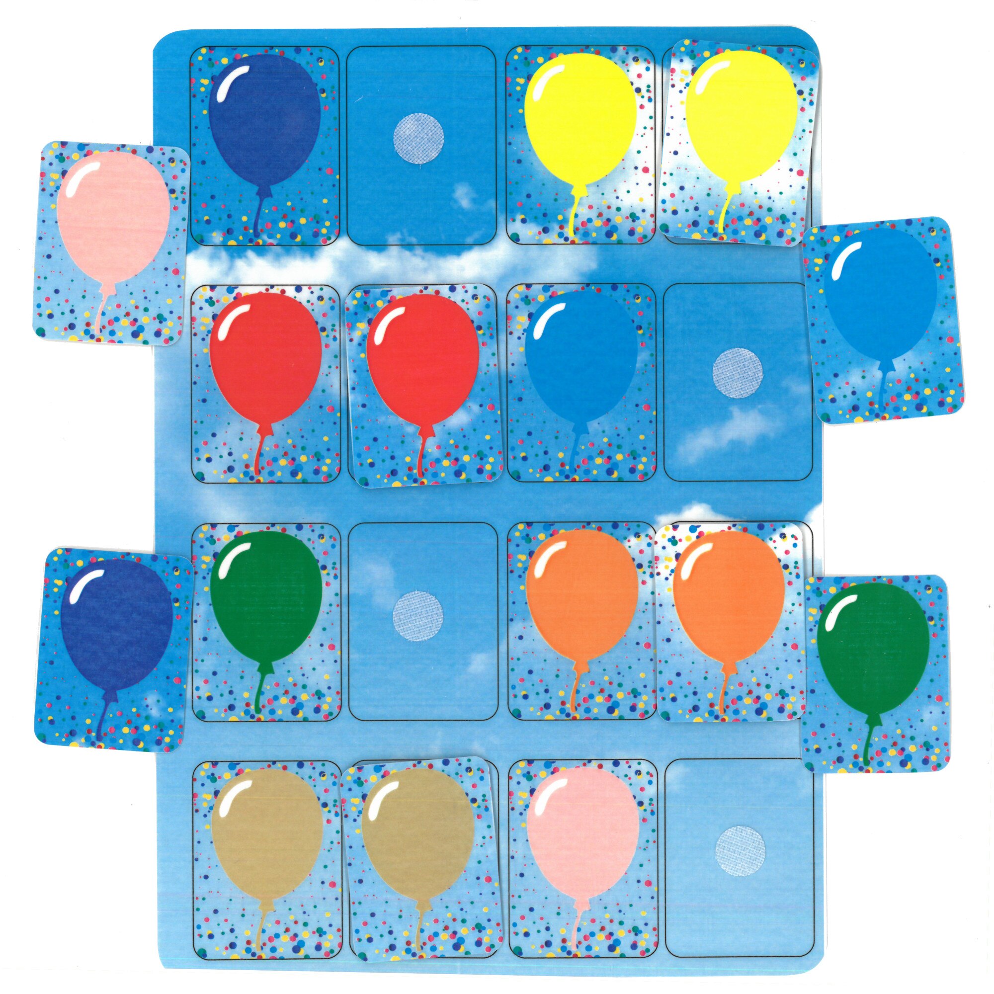 Plansa educativa - Baloane colorate - eMAG.ro