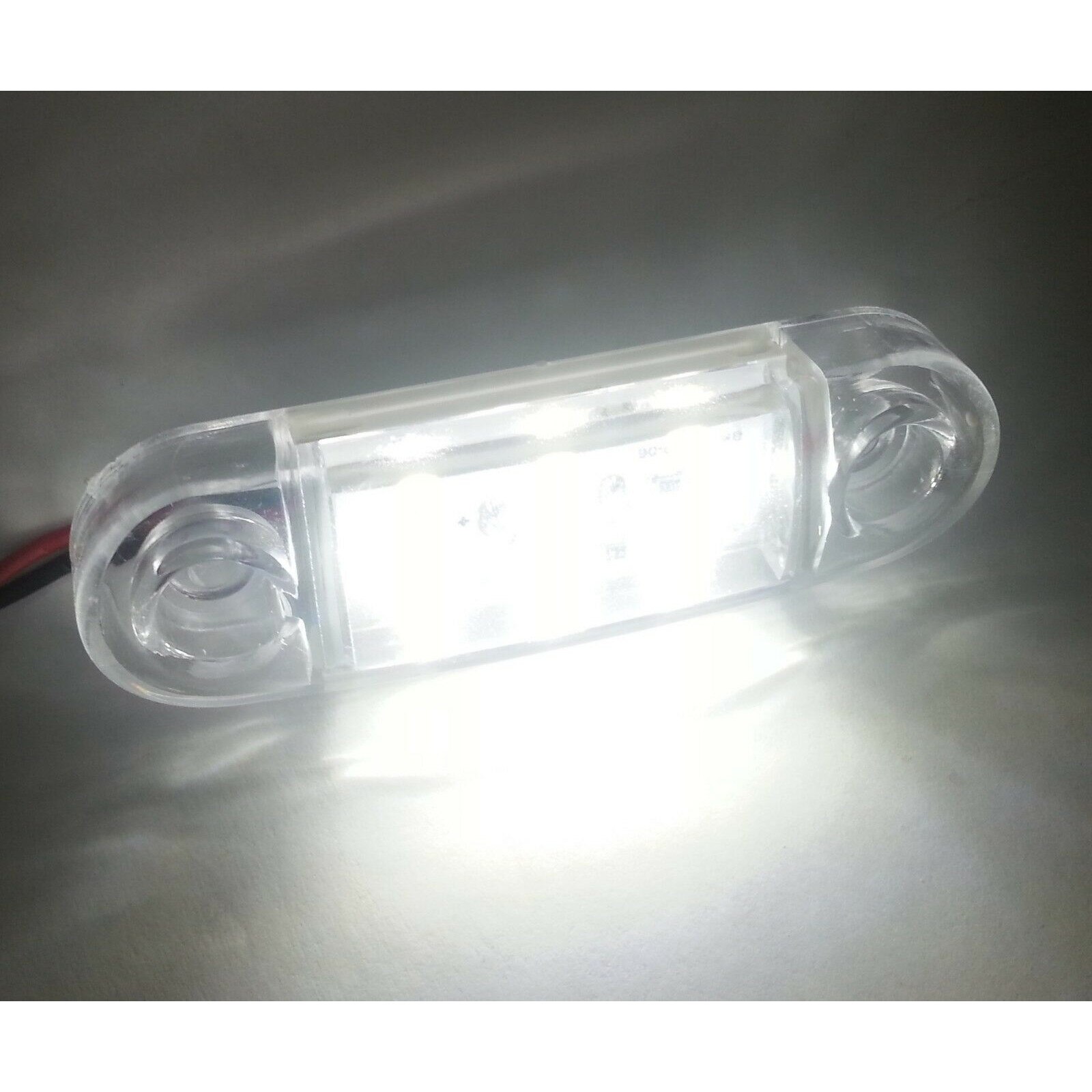LED Lampa Laterala Flexzon, Alba, Gabarit, 12V, 9 SMD, Resistenta La Apa - eMAG.ro
