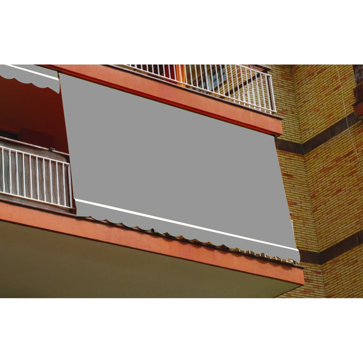 Copertina / marchiza retractabila Kring Terra, 200x250 cm, culoare gri ...