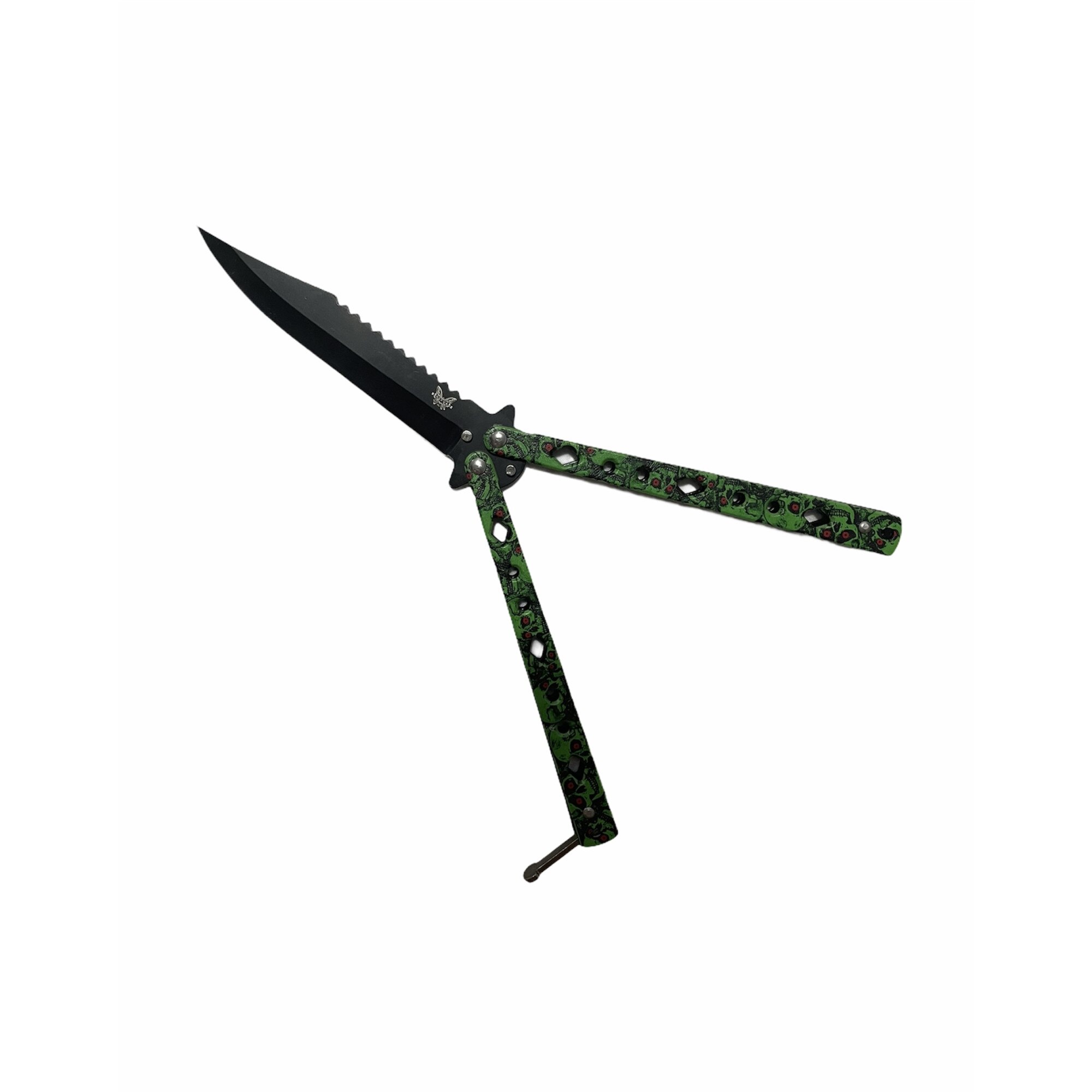 Cutit Butterfly green skull, lama 10 cm, TS-3103 - eMAG.ro