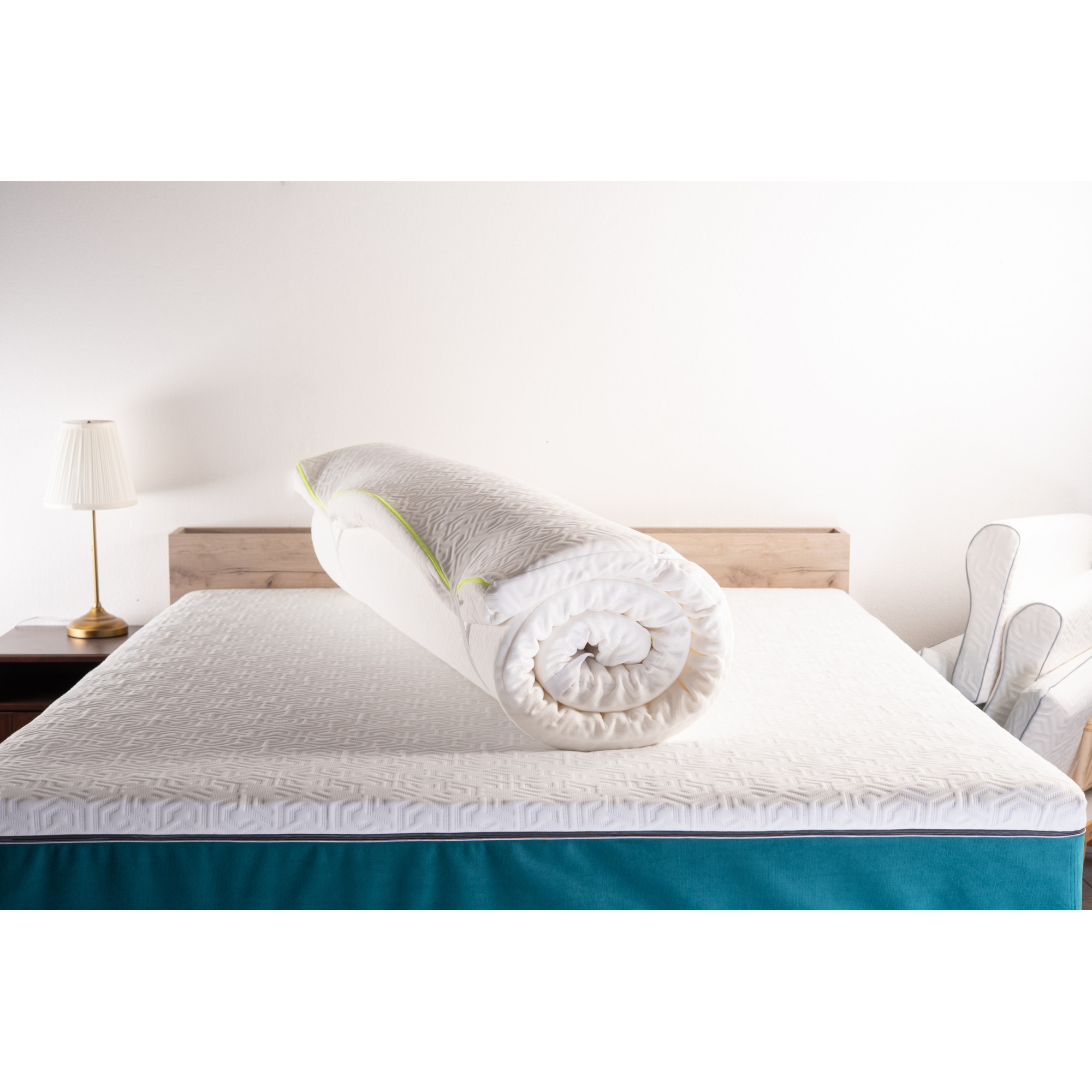 Topper saltea Sleepmode Ocean Dream Memory Orthopedic, 130x200, 8 cm ...